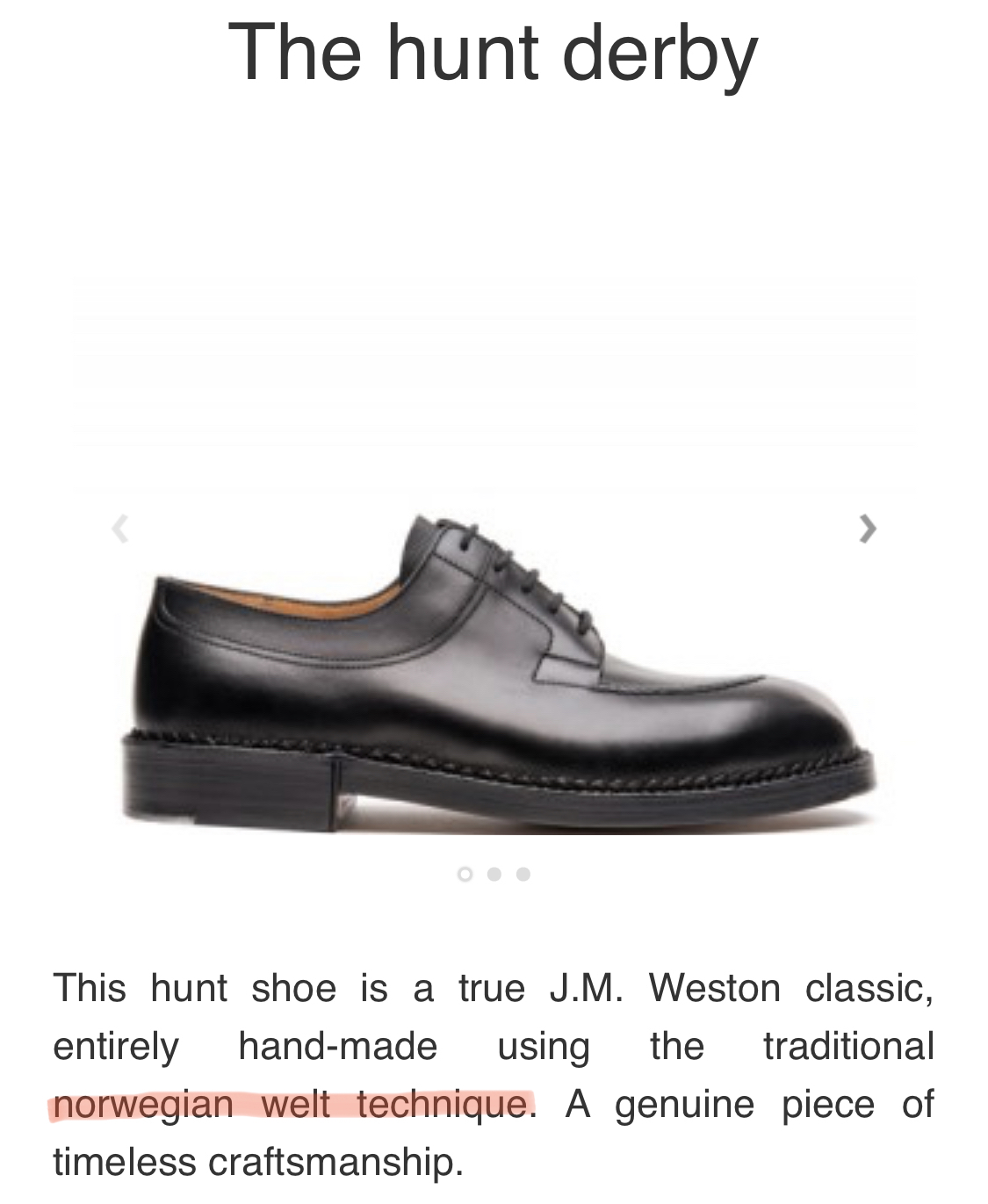 J.M.WESTON 677 The Hunt Derbyがやってきた！！ヤーヤーヤー！！！ | もでぃふぁいど！